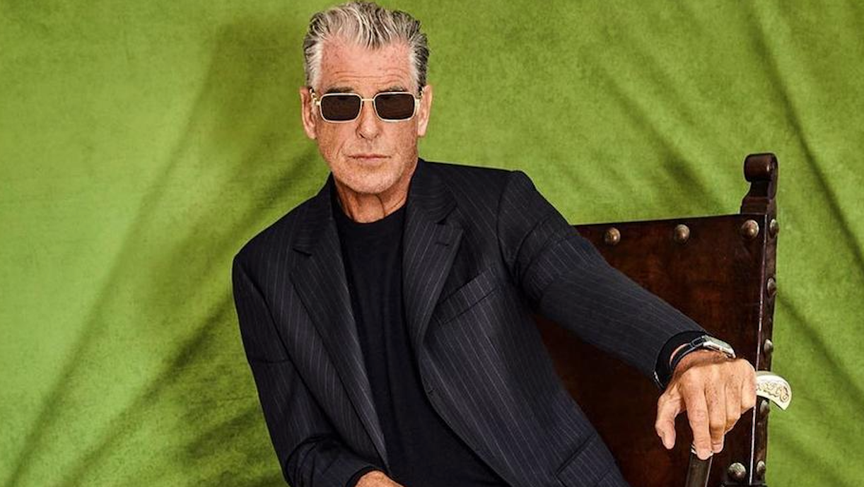 Aktor Pierce Brosnan i jego przystojni synowie biorą udział w stylowej ...